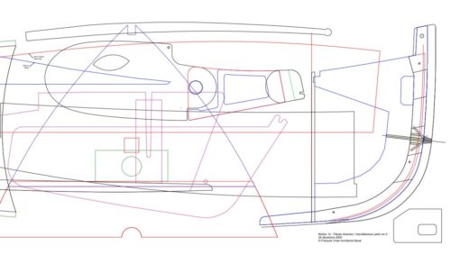 Various parts of a Morbic 12 – François Vivier Architecte Naval